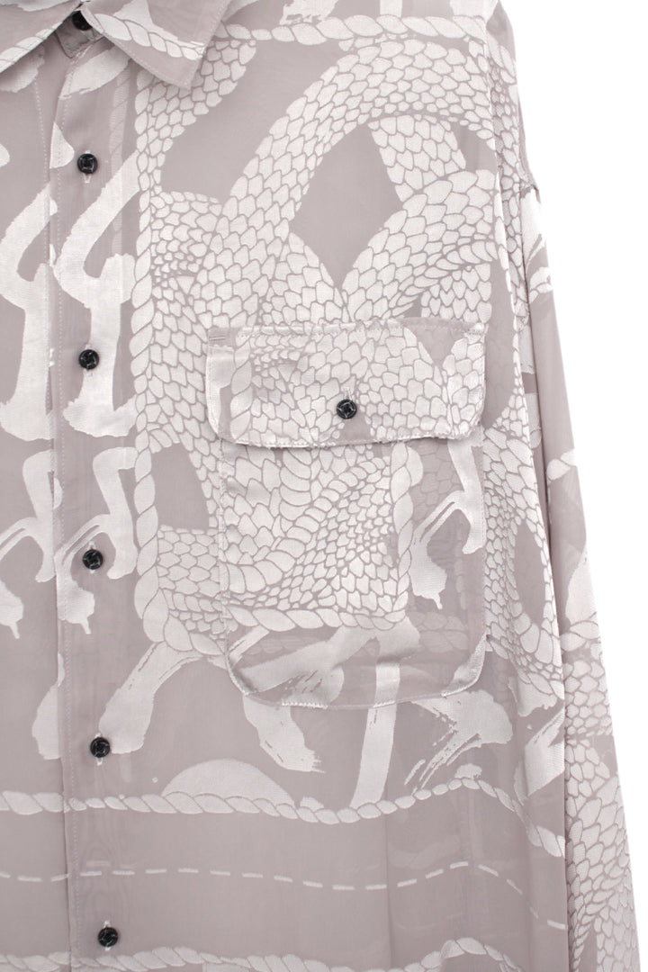 KOZABURO_OPAL BOXY FIT FLAP POCKET SHIRT (Beige) – TOBIRA STORE